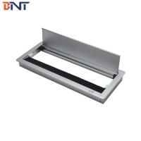 China Brushed Cover Desk Mounted Power Sockets for sale
