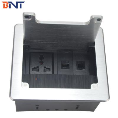 China Modular Design Desktop Flip Up Power Outlet For Educational Training Room for sale