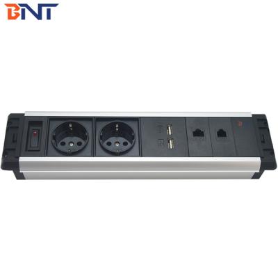 China new design with double EU standard power tabletop mount socket for sale