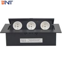 China available customized  with three french power for office room table pop up  socket for sale