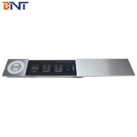 China Manual Sliding Design Desktop Power Outlet For Meeting Room Table AV Solution for sale