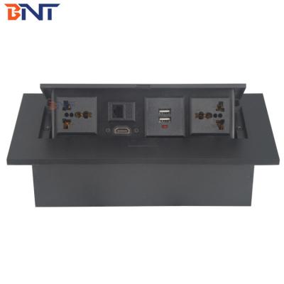 China tabletop pop up usb power socket outlet 2 usb ports for household kitchen office home hotel for sale