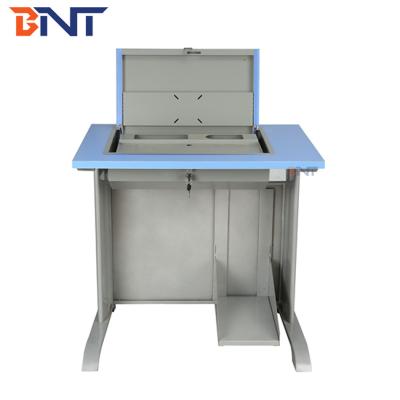 China Double Flip Top Computer Desk For Audio - Video Conference Room / Classroom for sale