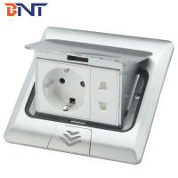 China silver  Stainless steel  material floor pop up socket box for sale
