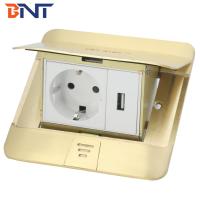 China usb connector waterproof design copper floor socket for sale