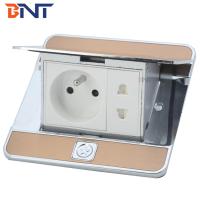 China zinc alloy  material with french power floor pop up socket for sale