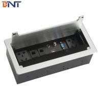 China rj45 female connector desktop brush flip up socket for sale