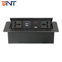 China Tabletop Pop Up Media Socket With USB Charger for sale
