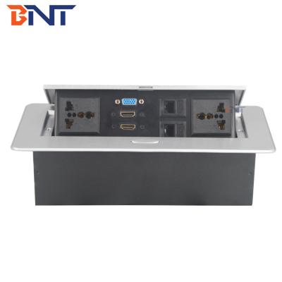 China hidden table design with universal  power plug desk pop up power socket  BD630-6 for sale