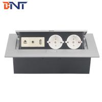 China Professional Desktop Pop Up Power Outlet , Pop Up Hidden Power Socket for sale