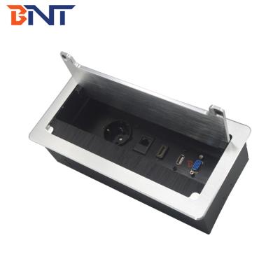 China with EU power plug soft design brushed flip up desk socket BB606 for sale