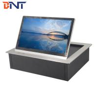 China Conference Desk Electrical Pop Up Motorized Monitor Lift , Computer Screen Lift for sale