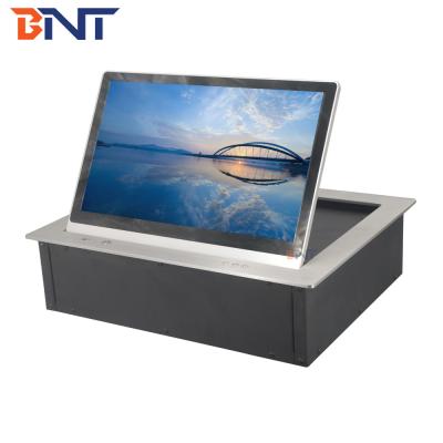 China Conference Desk Electrical Pop Up Motorized Monitor Lift , Computer Screen Lift for sale