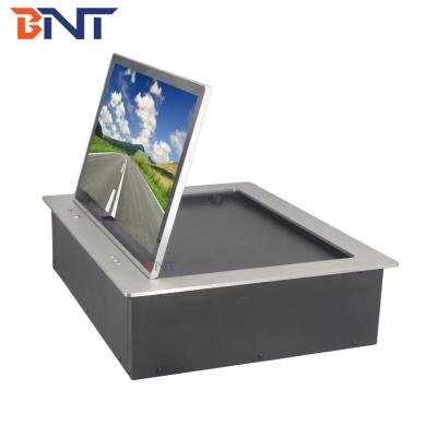 China Smart Office Use Conference Room Motorized Monitor Lift With 15.6 Inch Touch Screen for sale