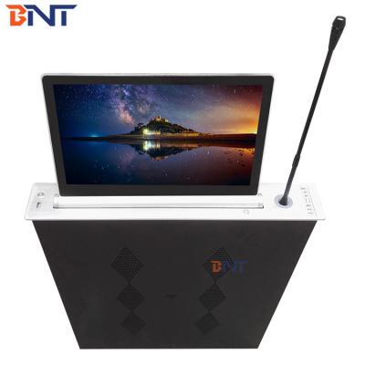 China 17.3 Inch Computer Screen Lift , Ultra Thin Table Monitor Motorised Lifter for sale