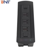 China Manual Rotatable Conference Room Table Power Outlets , Desktop Hidden Power Socket for sale