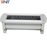 China Aluminum Alloy Electric Flip Up Outlet For Meeting Room / Training Room for sale