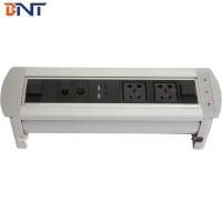 China Standard Grounding Pop Up Multimedia Desktop Socket For Conference Room for sale