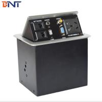 China Pneumatic Pop Up Socket / Multimedia Connector With Dual Network Interface for sale