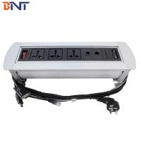 China Work  Training Room Table Flip Up Power Connector  With  1.5M  Cable  Length for sale