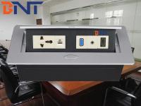 China Silver Color  Desktop Pop Up  Power Data Socket HDMI Interface Zinc Alloy Panel  BD610 for sale
