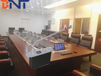 China Embedded Conference Table Gooseneck Microphone With LCD Display for sale