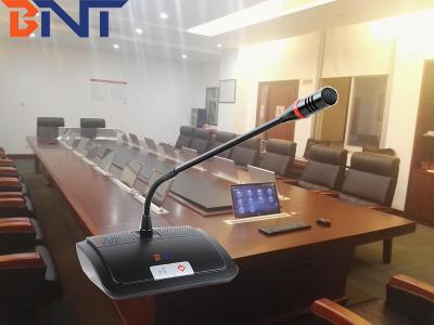 China Chairman & Delegate Unit Conference System Microphone With Counter Top Structure for sale