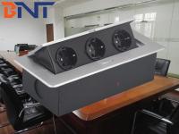 China 110~240V  Rated  Voltage  White Round  Corner  Desk Power Data Socket for sale