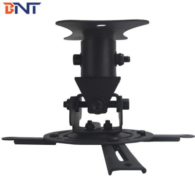 China Black Drop Down Projector Ceiling Mount With Short Plate Extension Size 13CM for sale