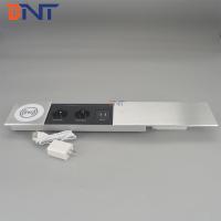 China Conference Room Aluminum Alloy Sliding Desktop Power Socket for sale