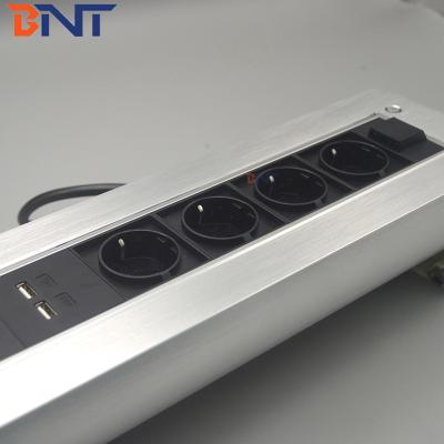 China Aluminum Alloy 10A Conference Table Power Outlets for sale