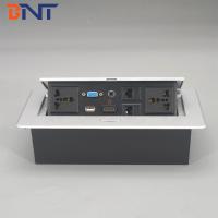 China 1.5M Cable Zinc Alloy Conference Desk Power Sockets for sale