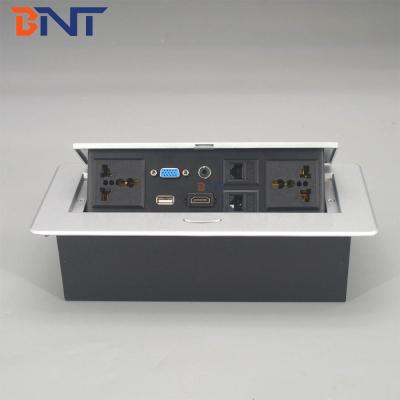 China 1.5M Cable Zinc Alloy Conference Desk Power Sockets for sale