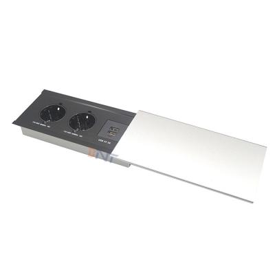 China ROHS Wear Resistant Slide USB Desktop Power Socket for sale