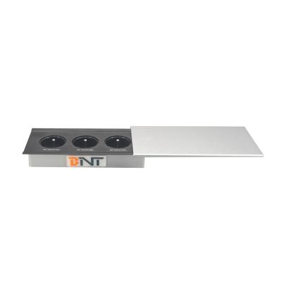 China 240V Aluminium Alloy EU Plug Desktop Power Outlet for sale
