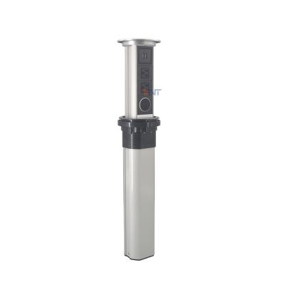 China Motorized Diameter 100mm Hidden Pop Up Counter Outlet for sale