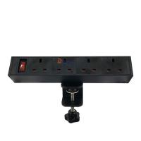 China Office Home ABS Multimedia Desktop Power Outlet With Clip for sale