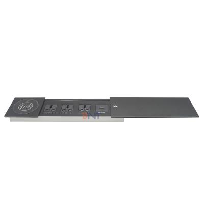 China Electrical Sliding Tabletop Multimedia Connectivity Box for sale