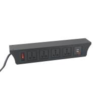 China 68mm Aluminum Alloy Desktop Power Outlet Anti Corrosion for sale