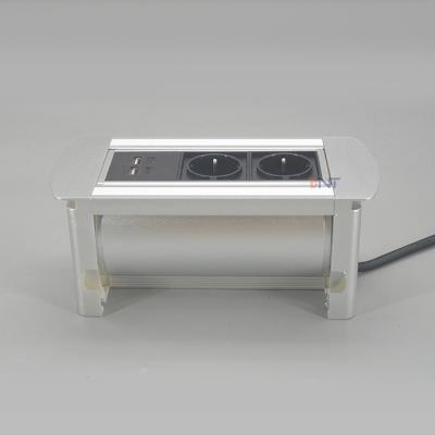 China Meeting Desk Flip Up Rotary Conference Table Outlet for sale