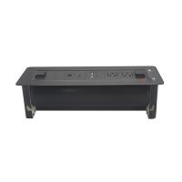 China Black 1.5m Cable Desktop Embedded Flip Up Power Outlet for sale