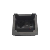 China Wire Management Tabletop EU Power Outlet With Brush for sale