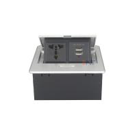 China Multifunctional Zinc Alloy Desktop Pop Up Outlet Box for sale