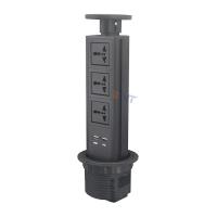 China Wear Resistant Aluminum Kitchen Pop Up Tower Socket for sale