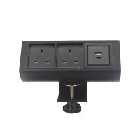 China USB Type C Charger Clamp On Desktop Power Outlet For Office Furniture for sale