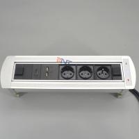 China Commercial Motorized Table Flip Up Power Outlet With USB Charger for sale