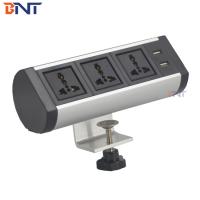 China Cable 1.5m Desktop Power Socket With Mounting Bracket 3 Power Dual Usb Charger for sale