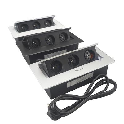 China Multiple Desk Mount Power Outlet Kitchen Pop Up Furniture Socket for sale