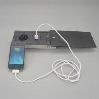 China Multimedia Office Table Mounted Power Data Outlet USB 3.0 Slip Cover for sale