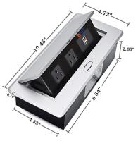 China BNT Flexible Extension Cube Power Pop Up Socket 2.1a Usb For Office for sale